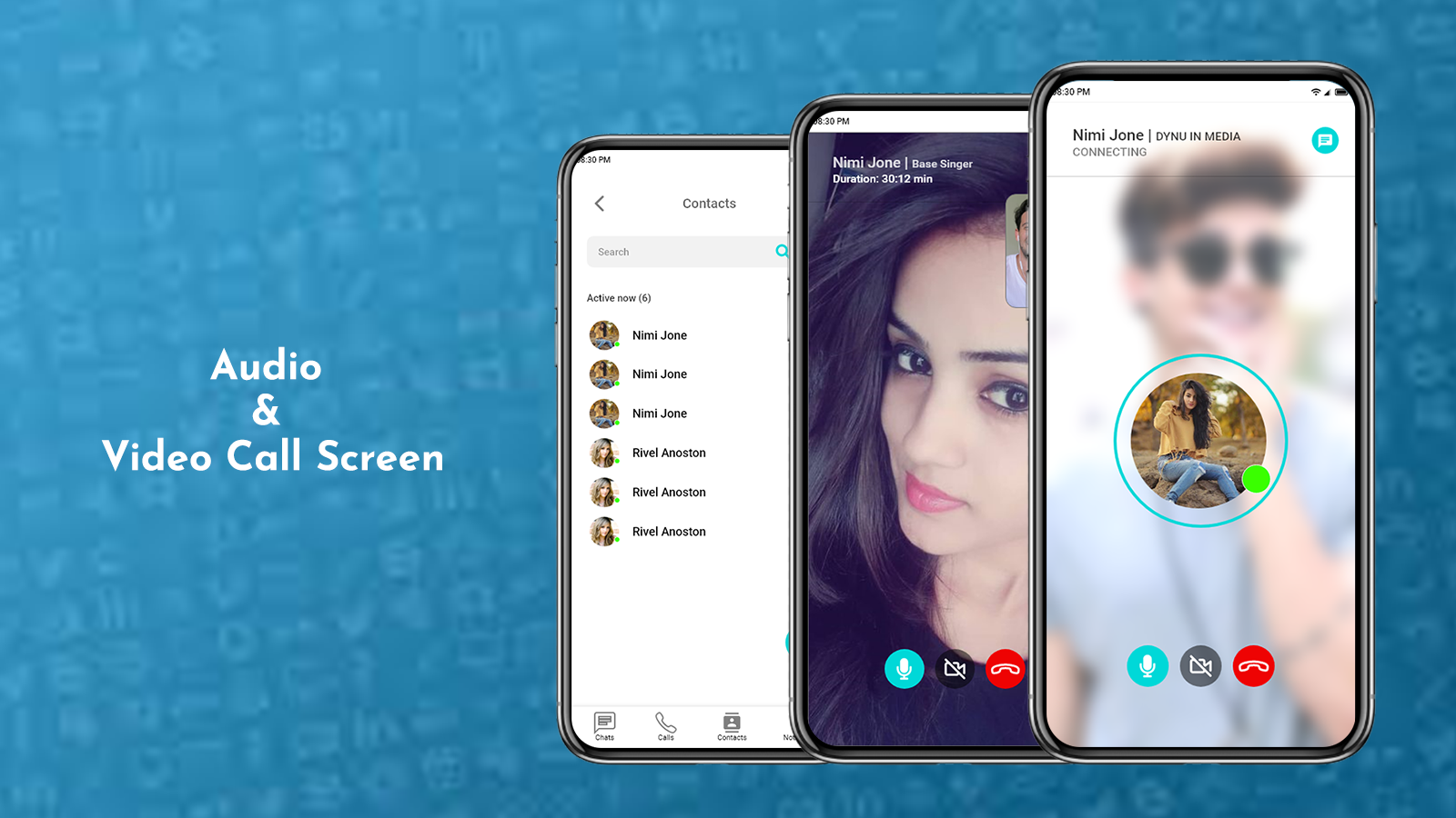 XKype - Skype Clone Flutter App UI Kit by AppDevsX | CodeCanyon